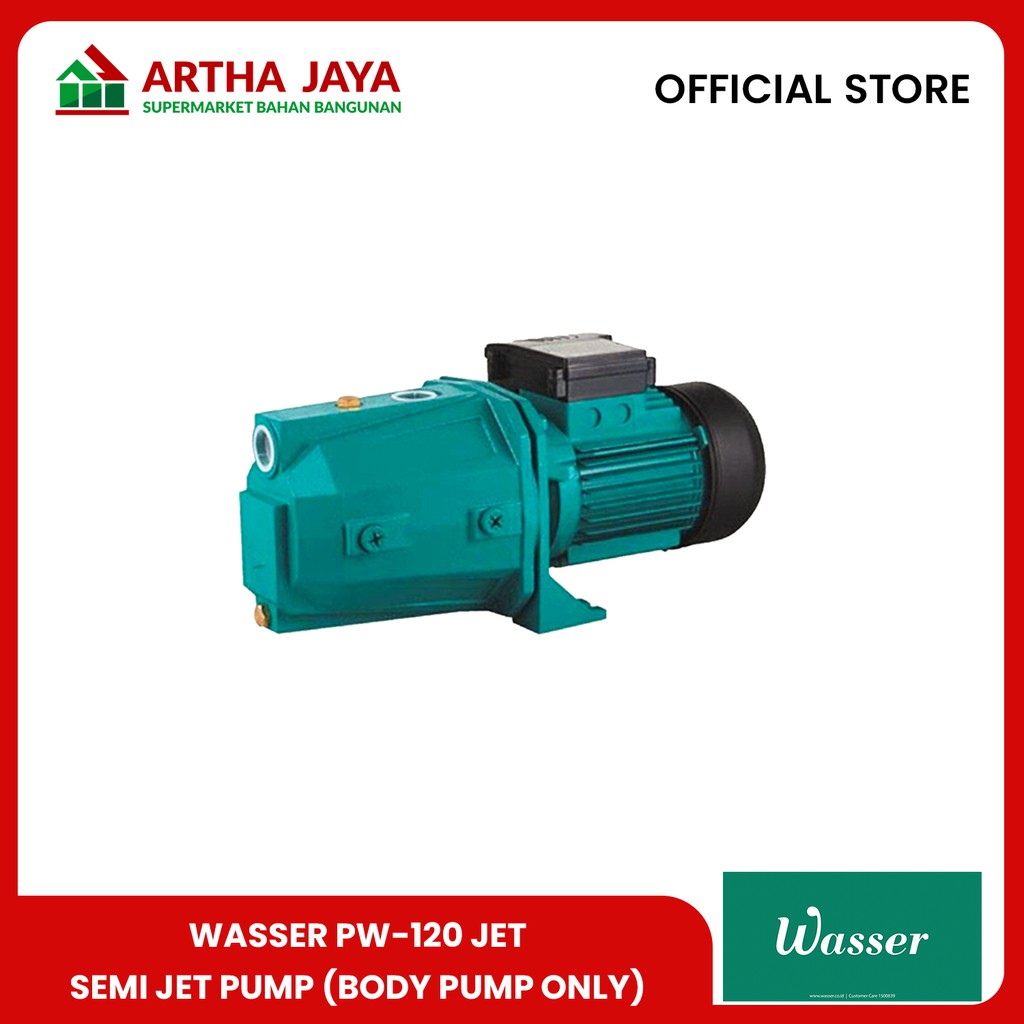 Jual WASSER PW-120 POMPA AIR SEMI JET PUMP (BODY PUMP ONLY) | Shopee ...