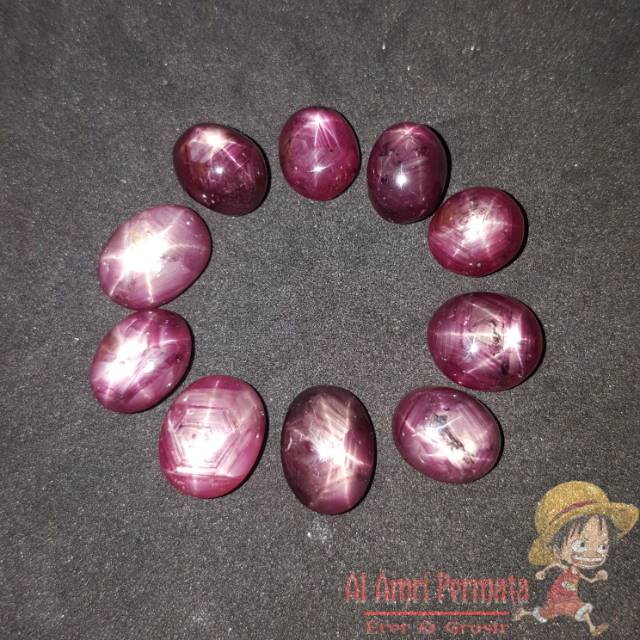 Jual Batu ruby star natural corundum | Shopee Indonesia