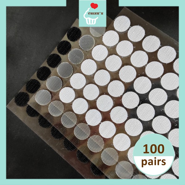 Jual [15mm] 100 Pairs Sticker Perekat Hook Loop Bulat Busy Quiet Book ...