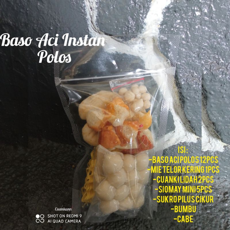 Jual Baso Aci Instan Polos Pouch | Shopee Indonesia