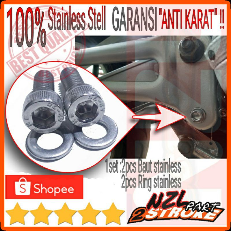 Jual Baut L stainless stainlis set besi breket bracket brecket dudukan ...