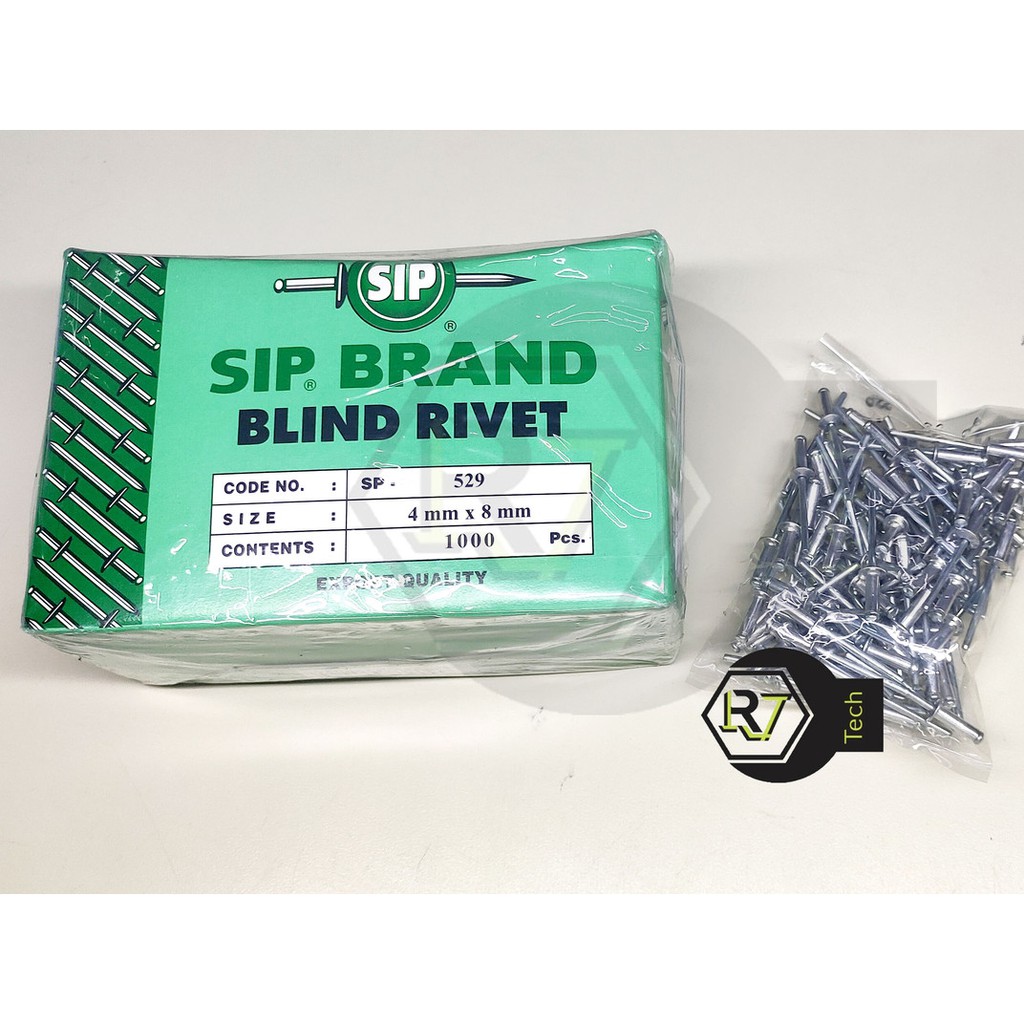 Jual RIVET 4 x 8 SIP BLIND RIVET SP 529 100PCS | Shopee Indonesia