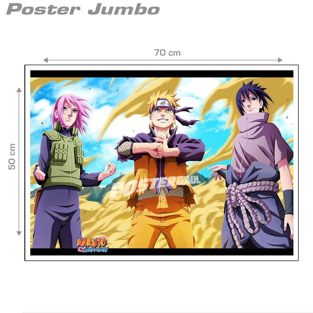 Jual Poster Jumbo: NARUTO SHIPPUDEN #AN14 - ukuran 50 x 70 cm | Shopee ...