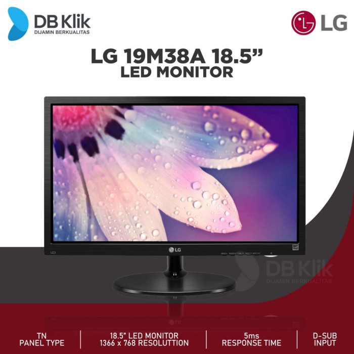 Jual LED Monitor LG 18.5 inch 19M38A | Shopee Indonesia