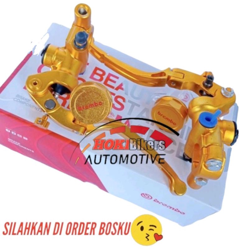 Jual Master rem Brembo radial cnc full anodized premium tabung set ...