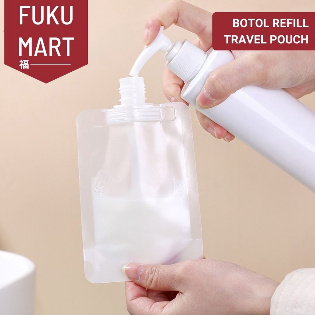 Jual Botol Refill Pouch Tempat Sabun Cair Shampoo Plastik Travel ...