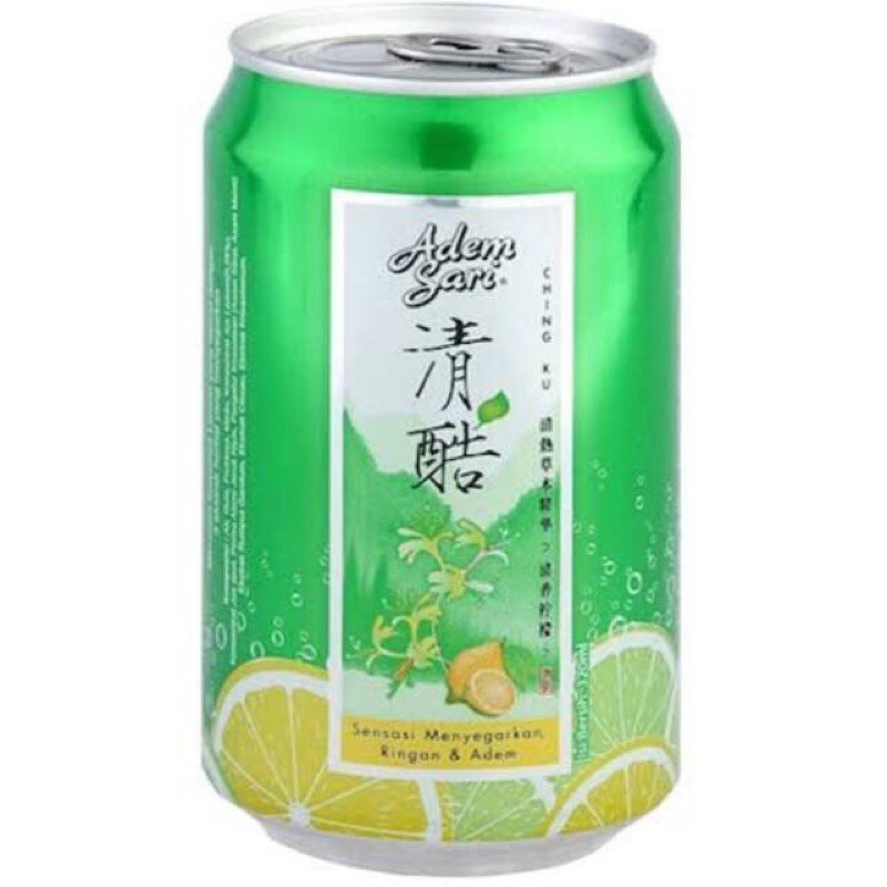 Jual Adem Sari Kaleng 350 ML / Adem Sari Cingku Kaleng / Adem Sari Cing ...