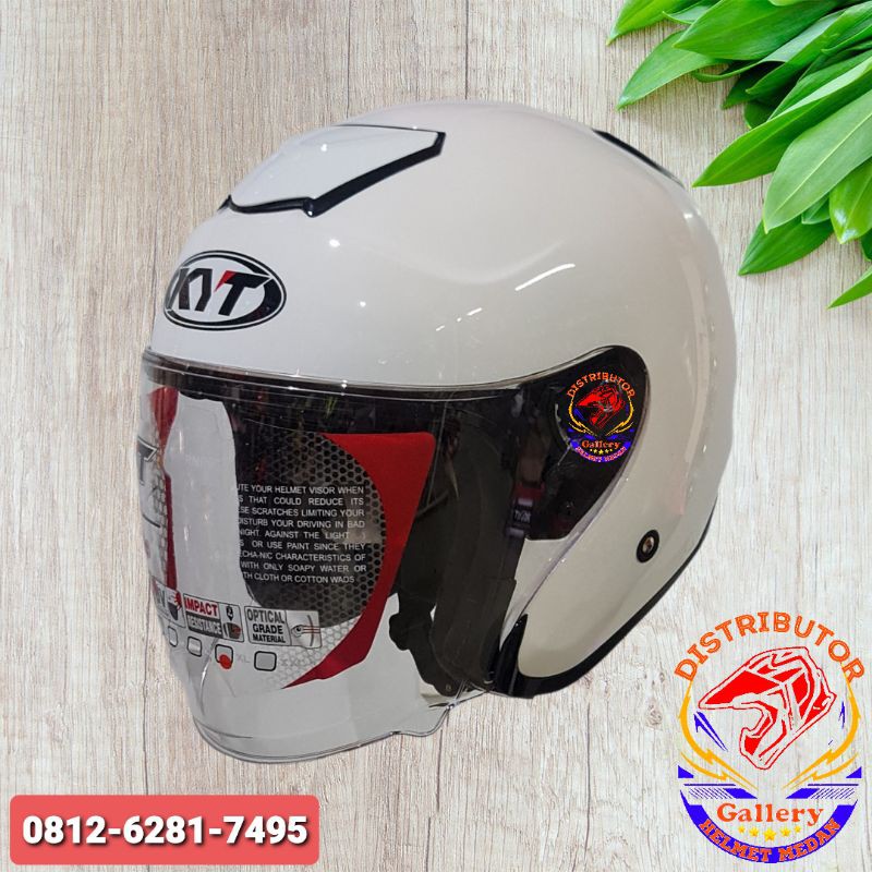 Jual HELM KYT KYOTO PUTIH ORIGINAL PAKET GANTENG VISOR VENOM DAN ...