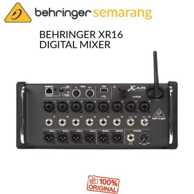 Jual Behringer XR16 - XR 16 - X Air XR16 Digital Mixer Audio with WIFI ...