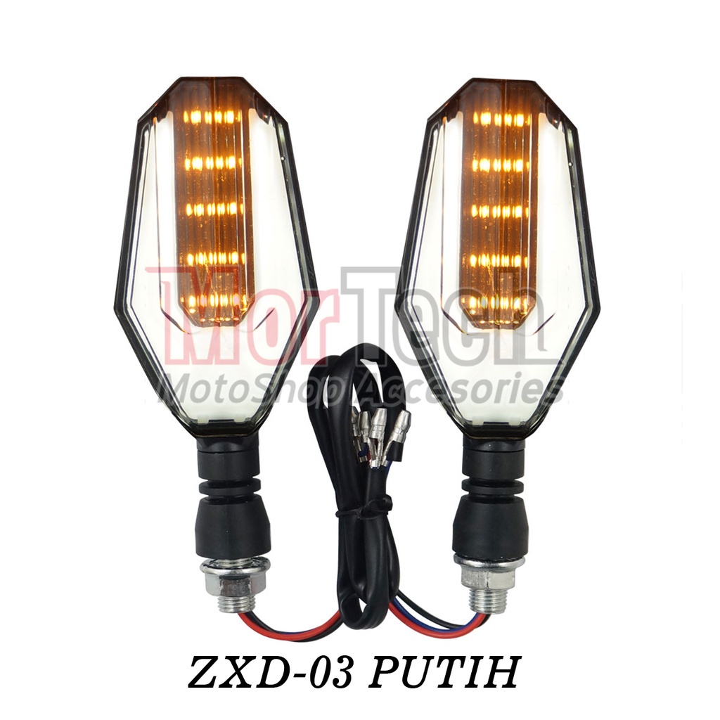Jual Variasi Lampu Sein LED Running model panah Sen Running Flowing berjalan DRL Senja LED 2 ...