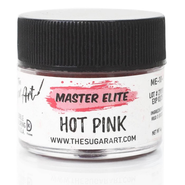 Jual 4 Gr Hot Pink Master Elite Sugar Art Pewarna Makanan Food Coloring ...