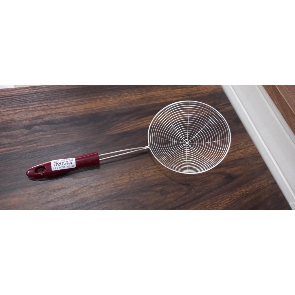 Jual MAKAPAL SARINGAN STAINLESS GG MERAH 18CM | Shopee Indonesia