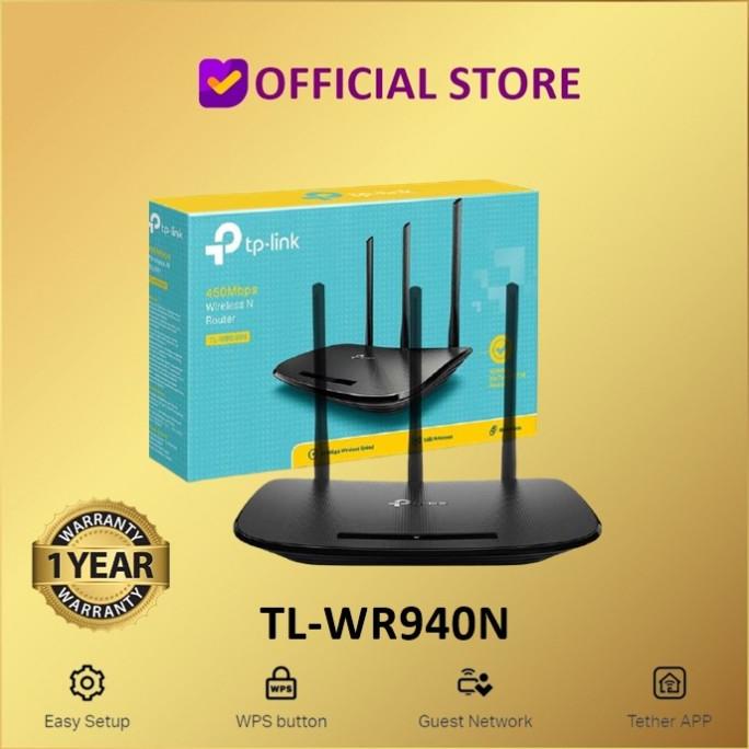 Jual TP-Link TL-WR940N : 450Mbps TPLink WiFi Wireless N Router | Shopee ...