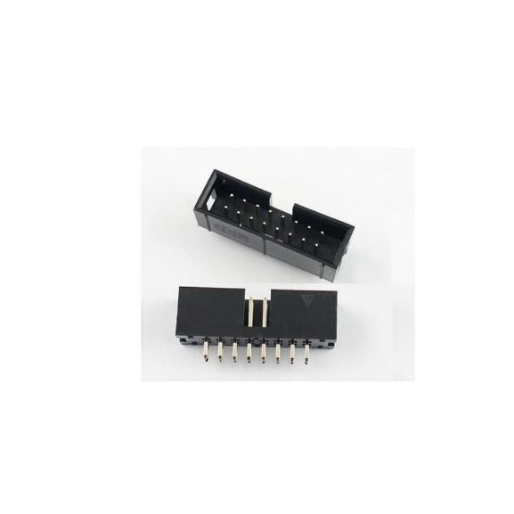 Jual socket straight IDC 2x8 Box header male soket 16p 16 pin 2.54mm ...