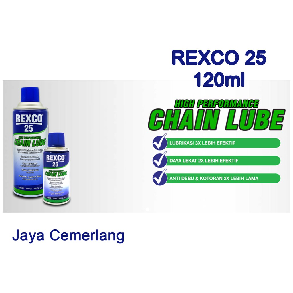 Jual REXCO 25 CHAIN LUBE 120ml | Shopee Indonesia