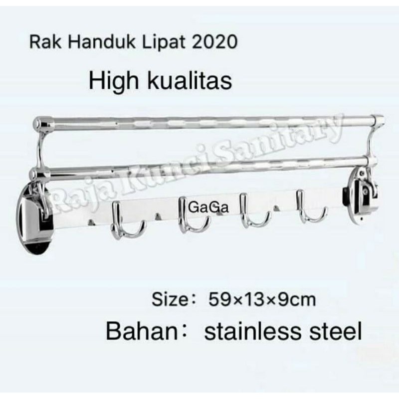 Jual Gantungan Handuk Lipat Stainless/Rak Handuk Lipat Stainless ...