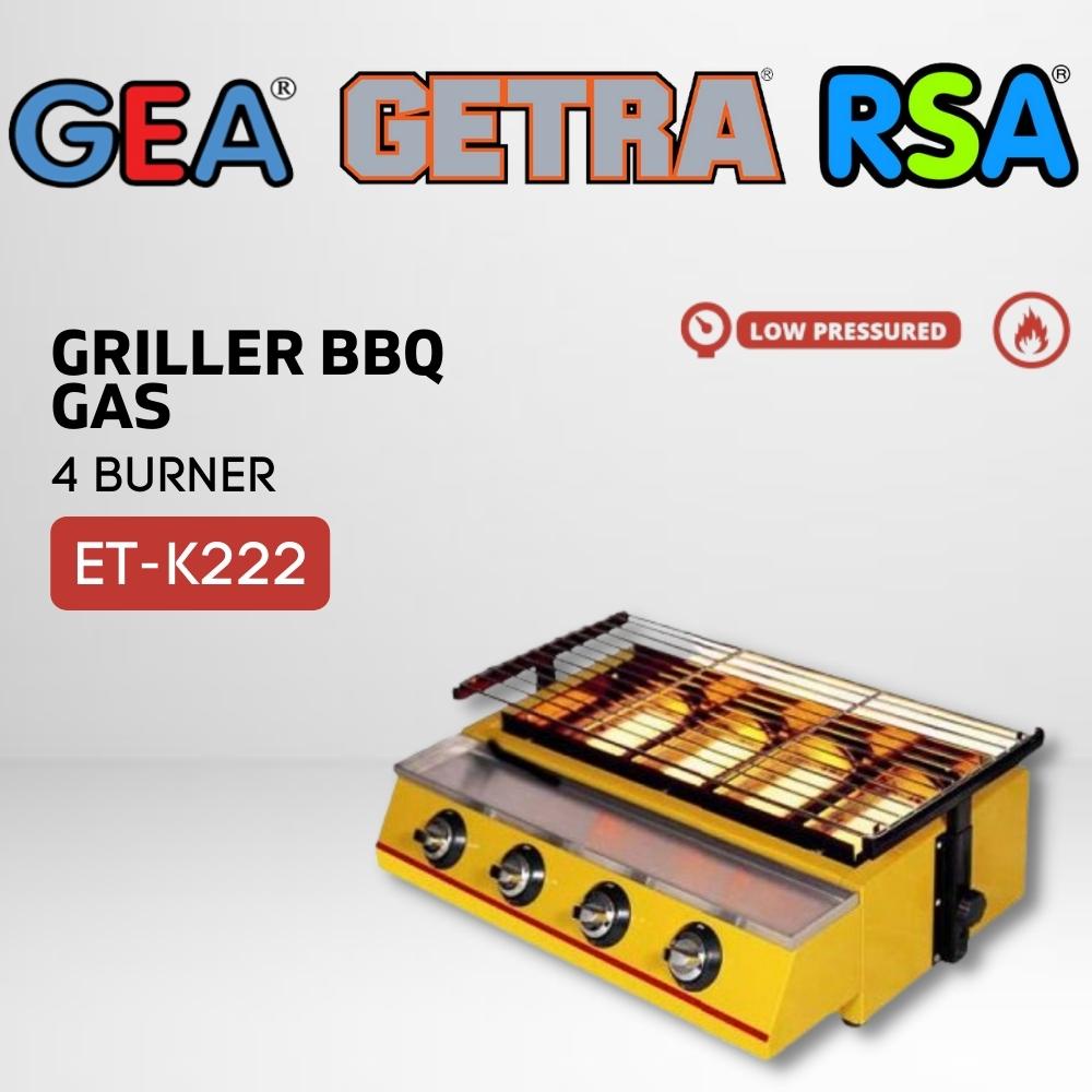 Jual KOMPOR PEMANGGANG GETRA ET-K222 GRILLER 4 TUNGKU ORIGINAL GARANSI RESMI | Shopee Indonesia