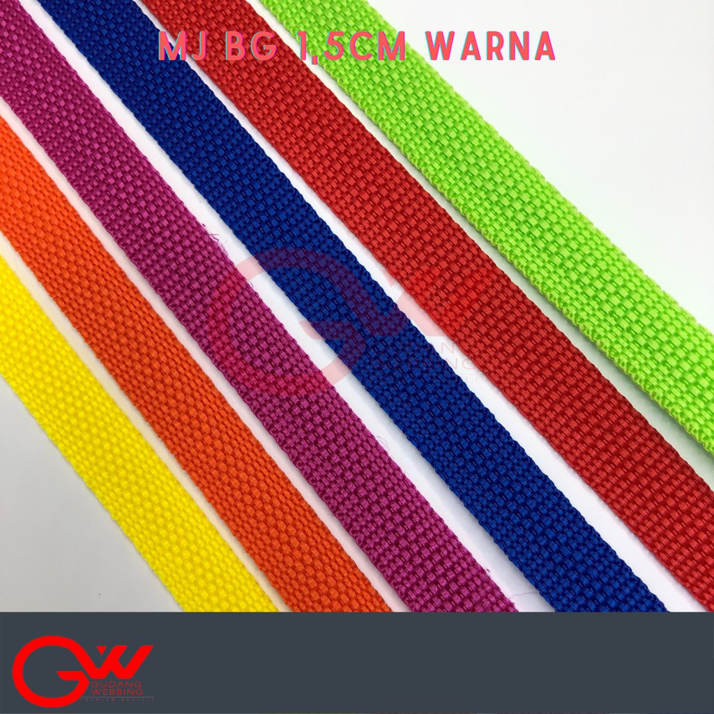 Jual Tali Webbing - MJ BG 1,5cm | Shopee Indonesia