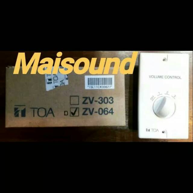 Jual TOA ZV-064 VOLUME CONTROL 6 WATT ORIGINAL ASLI | Shopee Indonesia