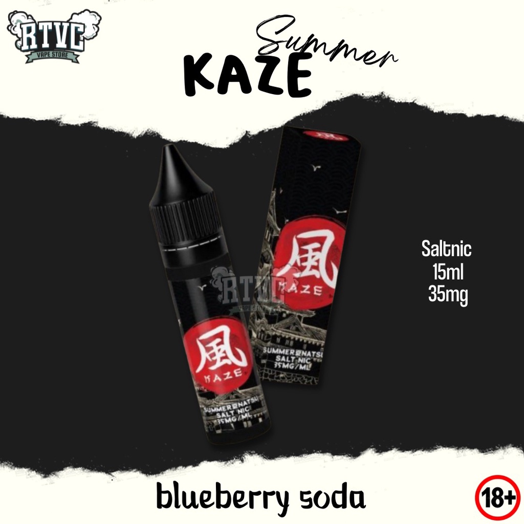 Jual KAZE Summer Natsu Blueberry Salt 15ml 35mg by Emkay Liquid Saltnic ...