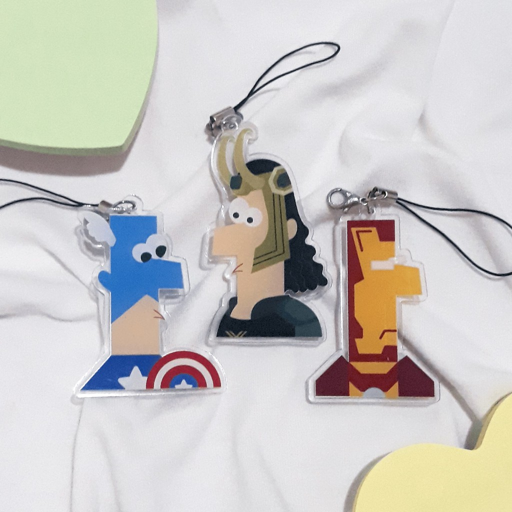 Jual Marvel x Phineas and Ferb - Phone Strap | Shopee Indonesia