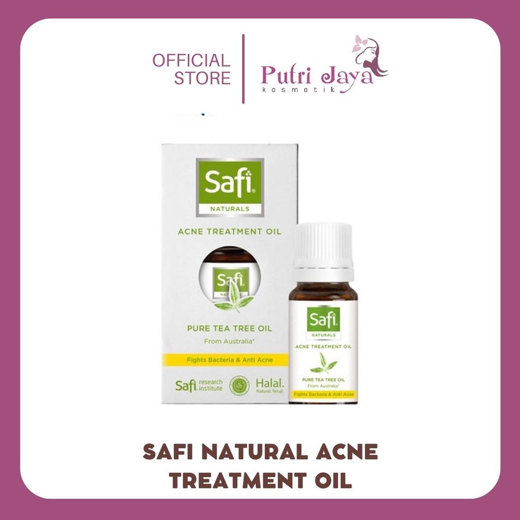 Jual SAFI ACNE TREATMENT OIL PURE TTO 10ml | Shopee Indonesia