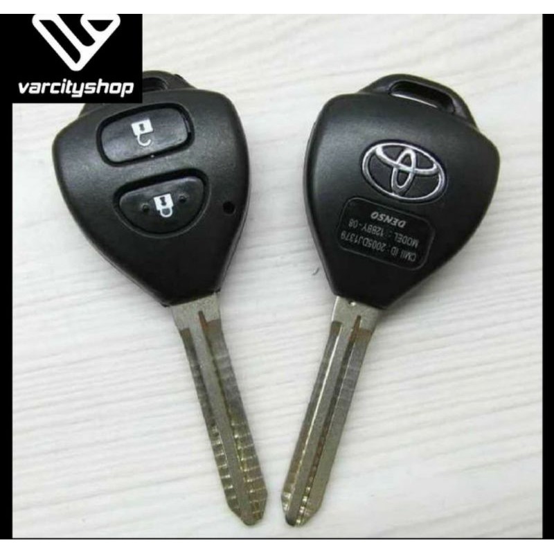 Jual Casing Kunci Remote 2 Tombol Mobil Toyota Yaris,Innova,Fortuner ...