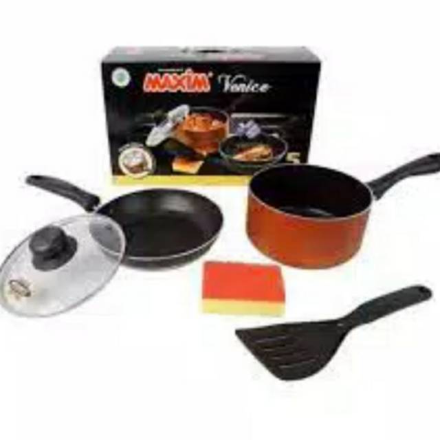 Jual Panci Set Teflon Maxim Venice | Shopee Indonesia