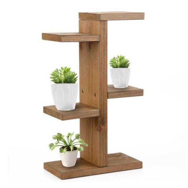 Jual Rak Tanaman Hias Minimalis Modern / Plant Stand Kayu | Shopee ...