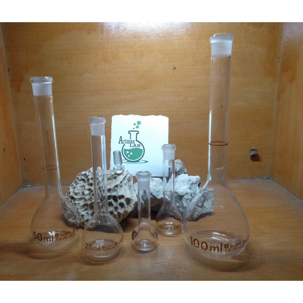 Jual Labu Ukur 5 ml, 10 ml, 20 ml, 25 ml, 50 ml, 100 ml Pyrex | Shopee ...