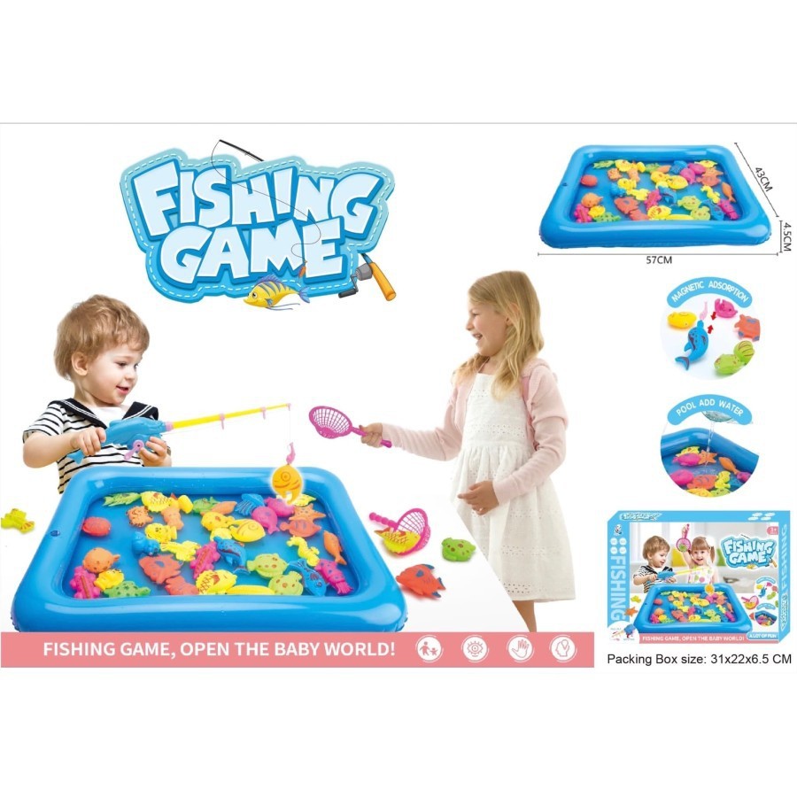Jual PROMO Mainan Family Game Permainan Seru Pancingan Ikan Fishing ...