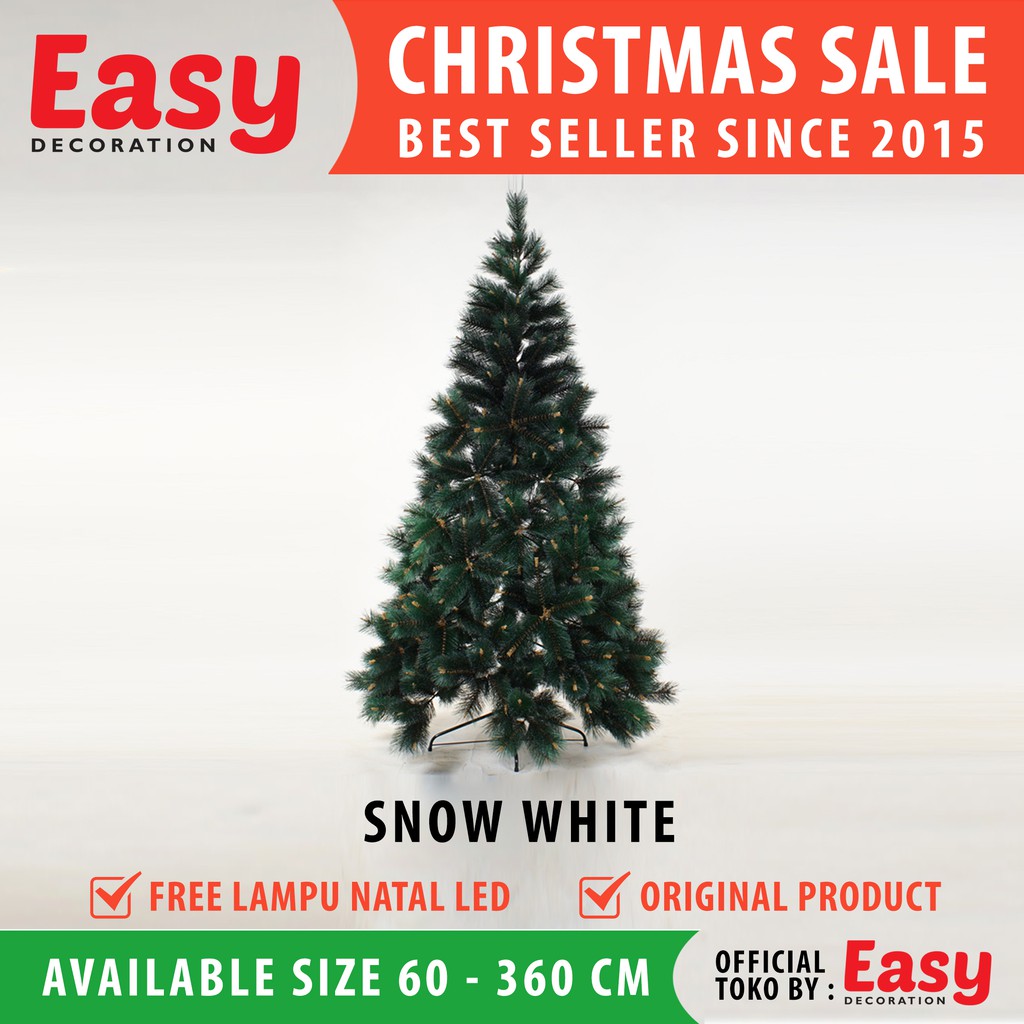 Jual EASY DECORATION Pohon Natal 3 Meter 270 Cm 9 ft FEET PINE ...