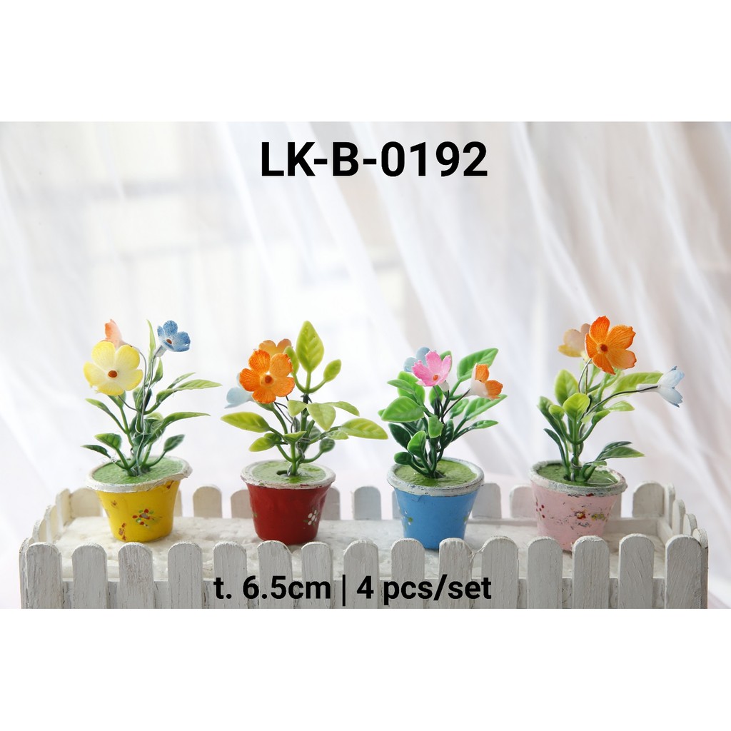 Jual LK-B-0192 Topper cake hiasan kue tart rumput tanaman bunga pohon ...