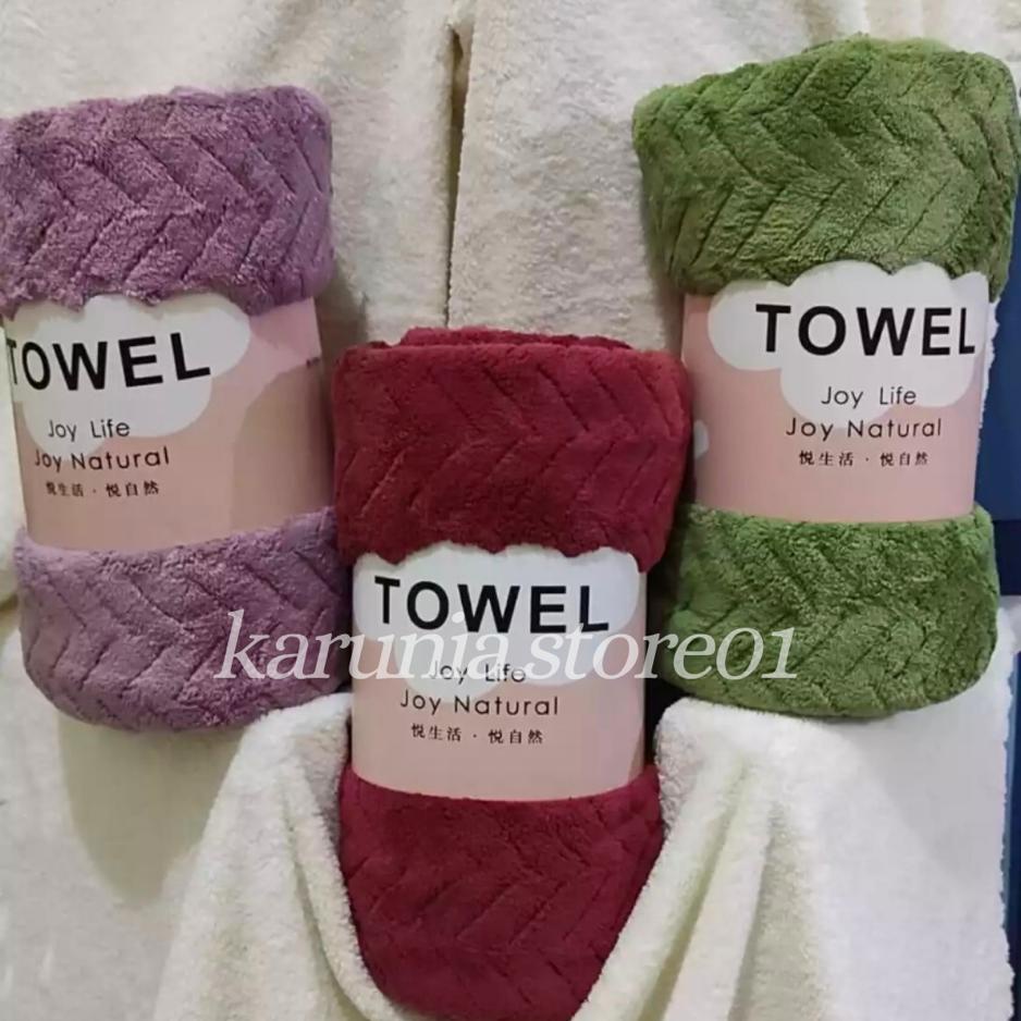 Jual Handuk Mandi Dewasa Quick Dry Microfiber Bulu Lembut 70x140 Super ...