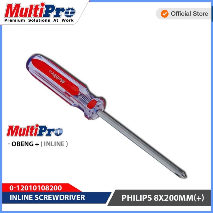 Jual MULTIPRO - OBENG KRISTAL PLUS (INLINE SCREWDRIVER (+) PHILIPS ...