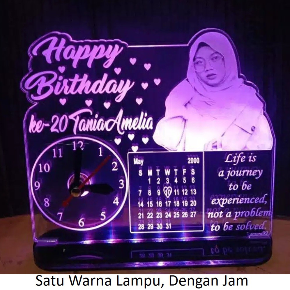 Jual Lampu Hias LED Custom Kado Hadiah | Pernikahan | Wisuda | Pacar ...