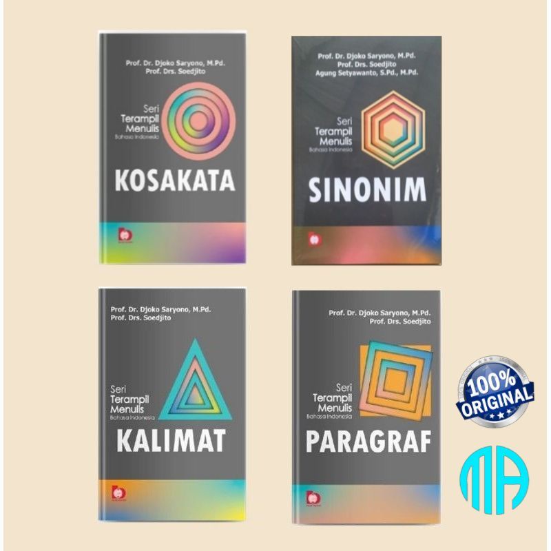 Jual Paket Buku Seri Terampil Menulis Bahasa Indonesia : Kosakata, Kalimat, Paragraf dan Sinonim ...