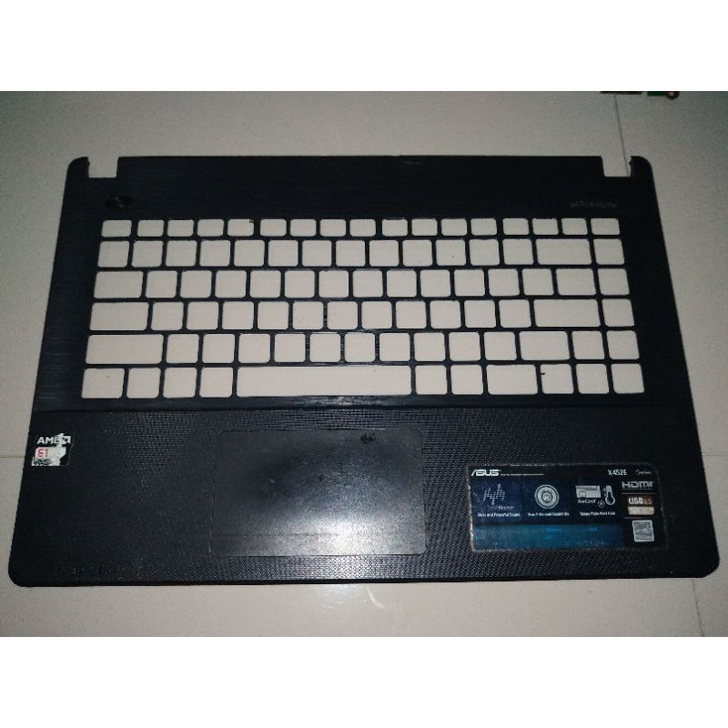 Jual casing bagian keyboard palmrest laptop asus x452e x 452 e | Shopee ...