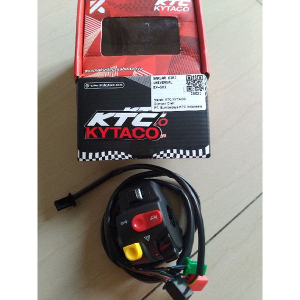 Jual SAKLAR KIRI UNIVERSAL EV 381 KTC KYTACO RACING HAZARD LAMPU DIM NMAX AEROX PCX VARIO 150 ...