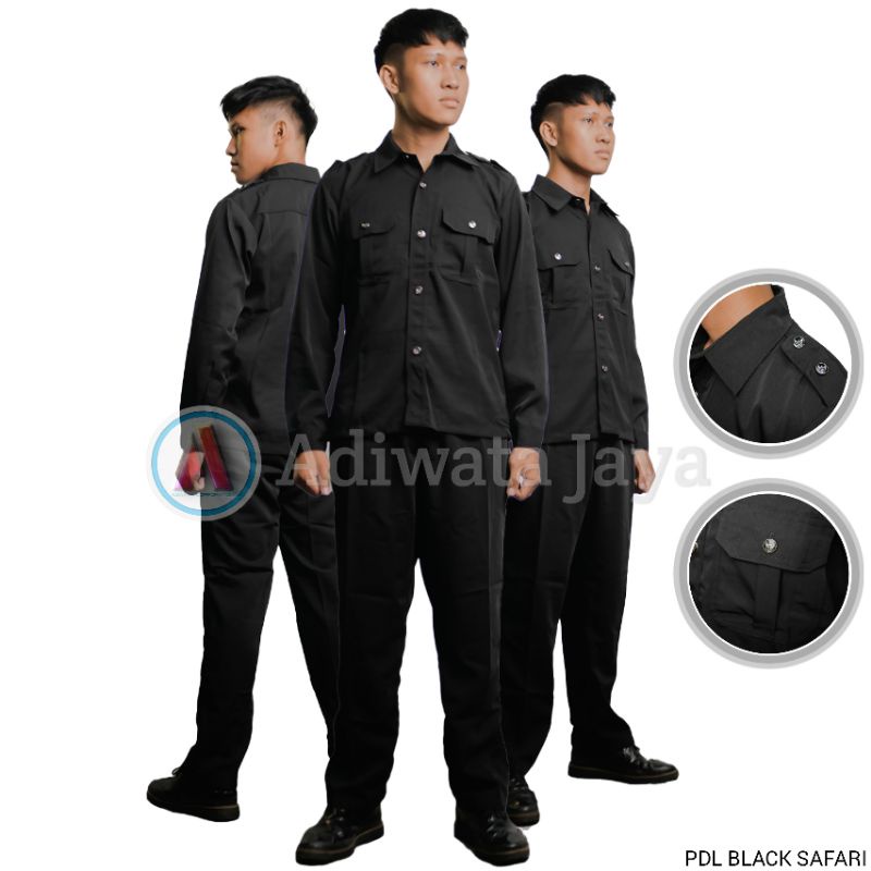 Jual BAJU SERAGAM SAFARI SECURITY SATPAM LENGAN PANJANG / BAJU SUPIR ...