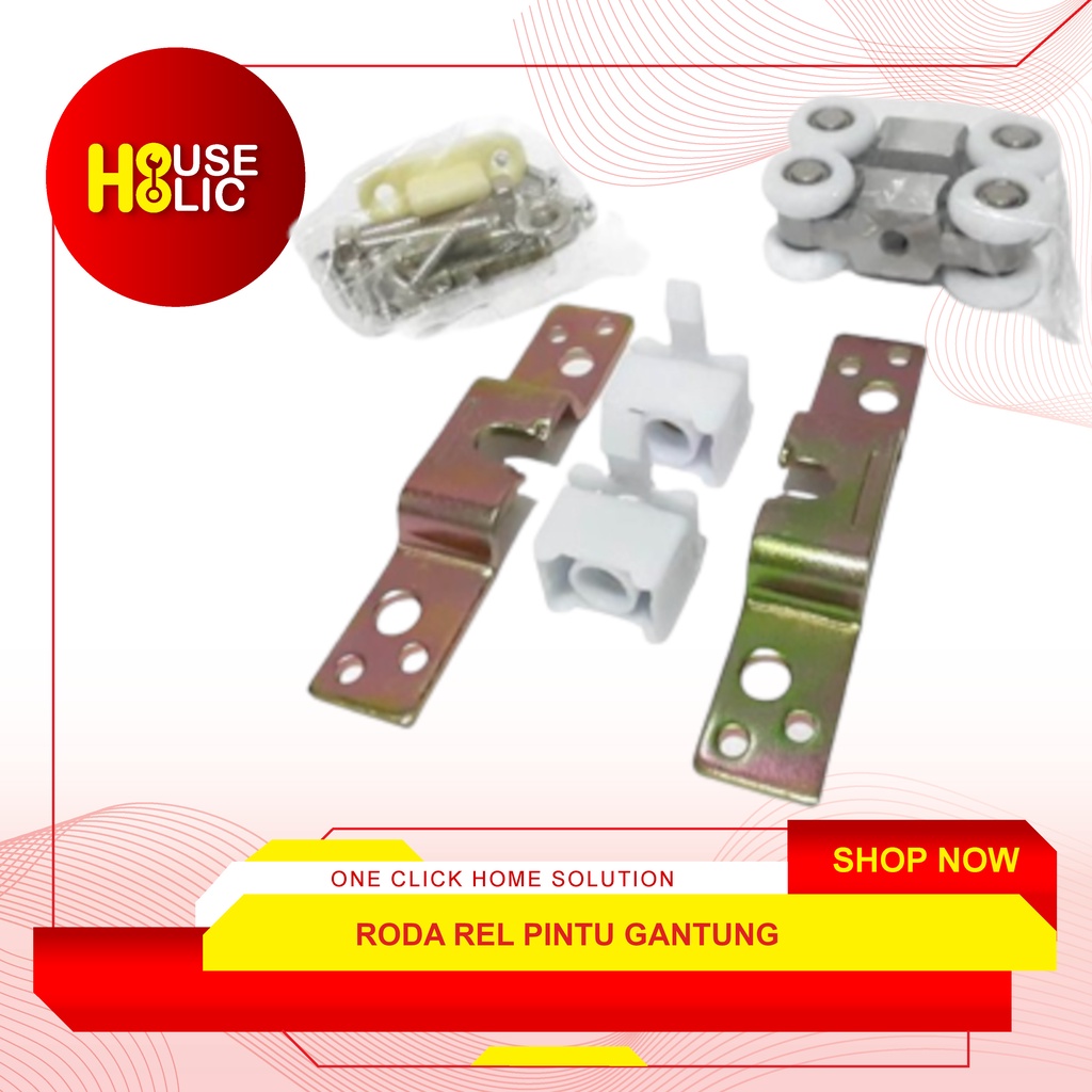 Jual Roda Rel Pintu Gantung / Sliding / Roda Rel Pintu Geser Dorong ...