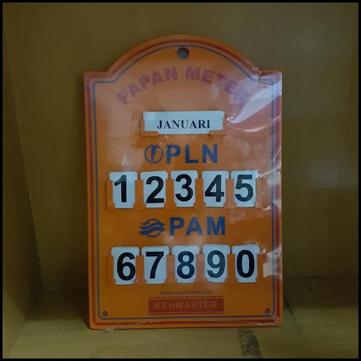 Jual EKSKLUSIF KENMASTER PAPAN METERAN PLN PAM METER | Shopee Indonesia