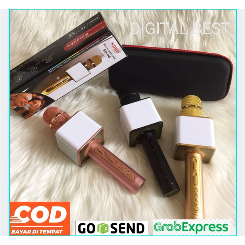 Jual MIC SD08 MICGEEK MIC KTV SMULE MIC KARAOKE BLUETOOTH MIC | Shopee Indonesia