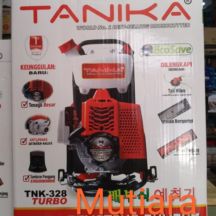 Jual Mesin Potong Rumput Babat Rumput Tanika 328 Turbo / Brush Cutter ...
