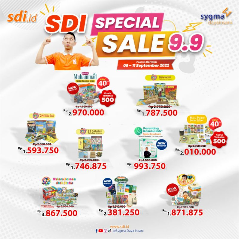 Jual BUKU ANAK 24 NABI DAN RASUL TELADAN UTAMA- SYGMA DAYA INSANI MASIH DI SEGEL | Shopee Indonesia