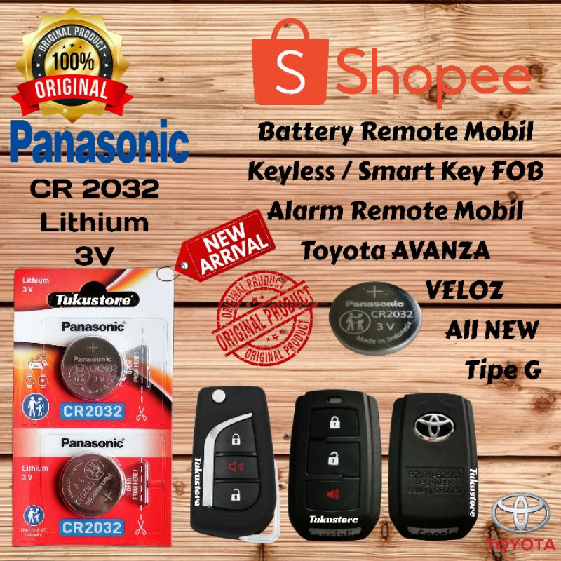 Jual Battery Avanza All New Avanza Tipe G & Veloz Baterai Remote Mobil ...