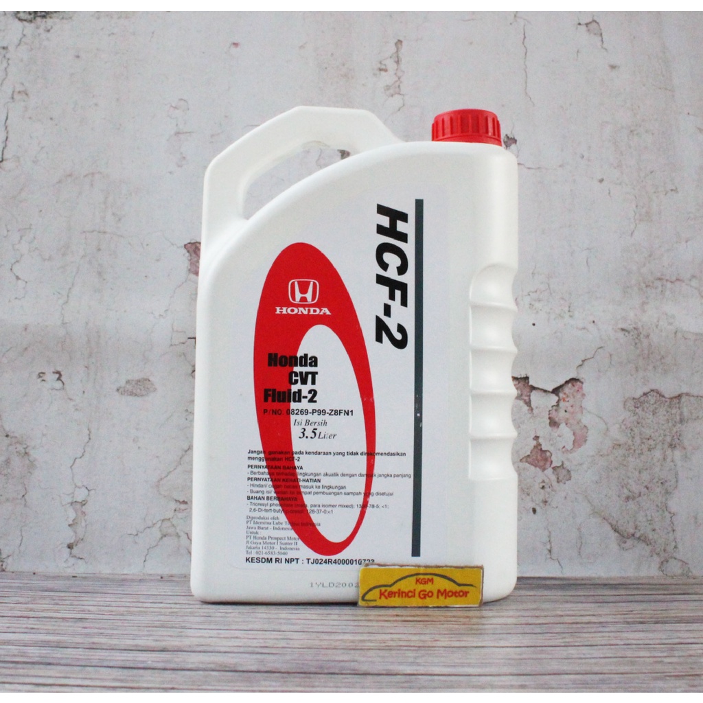 Jual Honda HCF-2 3.5 Liter Continuously Variable Transmission Fluid CVTF Oli Transmisi Matic ...