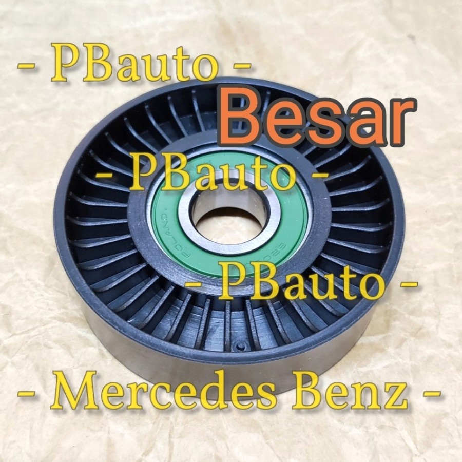 Jual Pulley Tensioner Besar A140 w168 / Mercy Pulley Fan Belt | Shopee ...