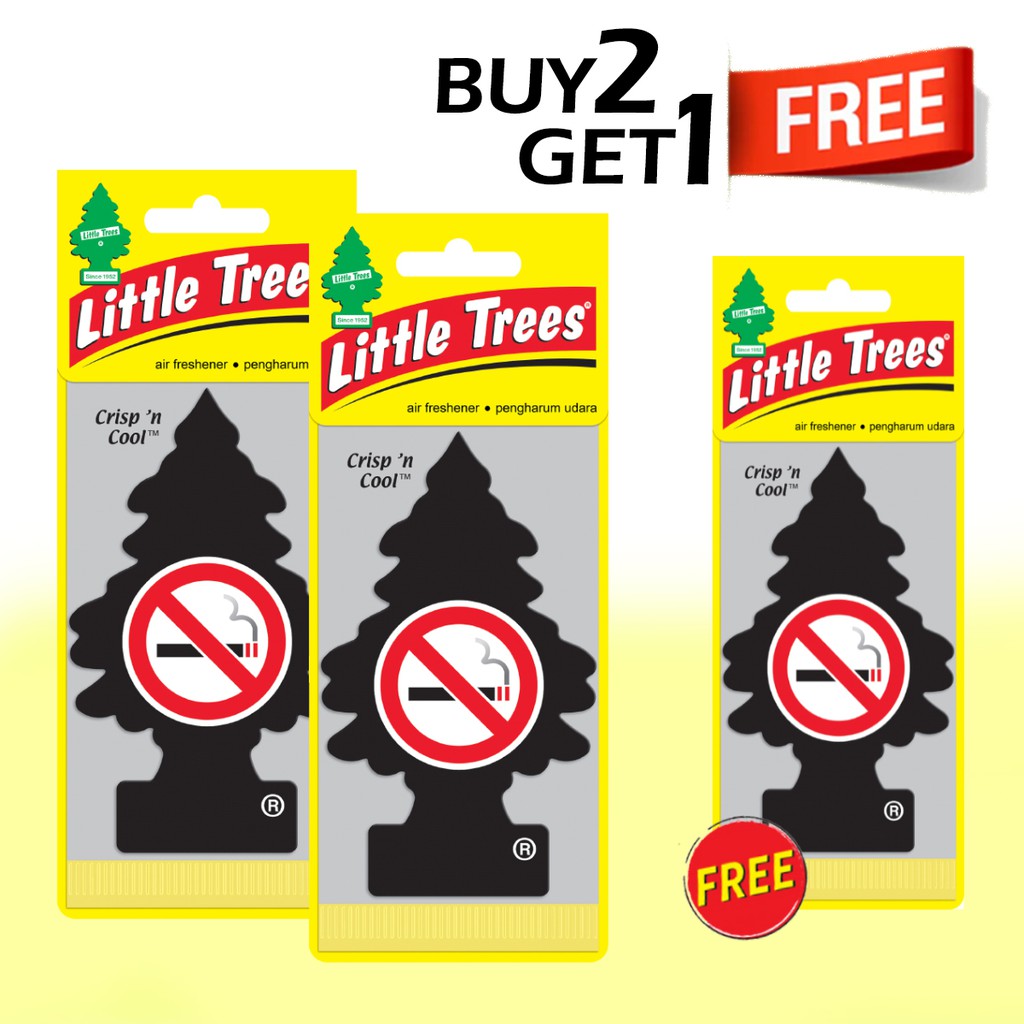 Jual Buy 2 Get 1 FREE Little Trees No Smoking | Shopee Indonesia