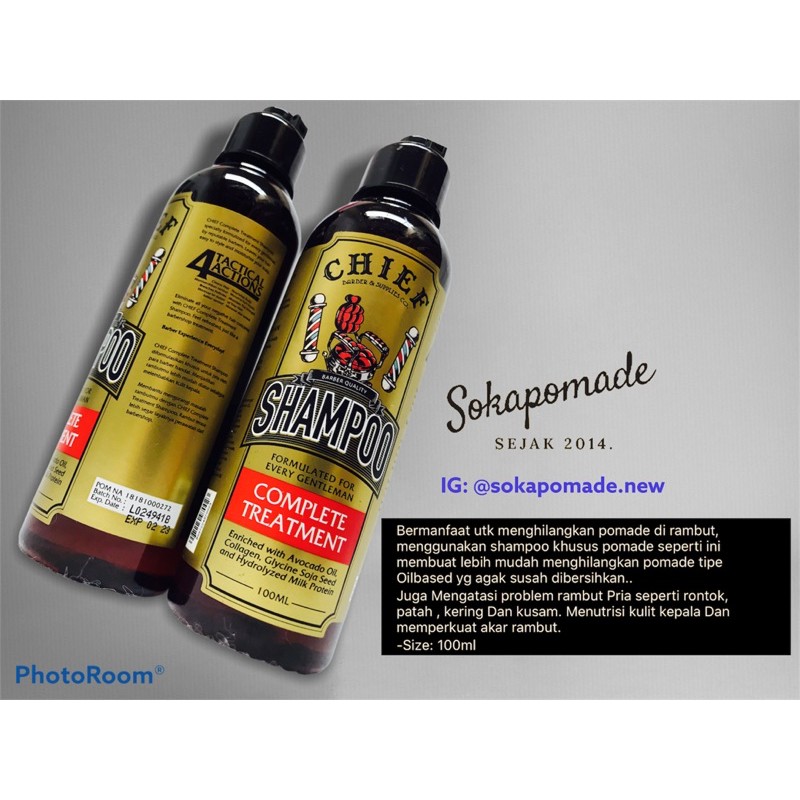 Jual CHIEF SHAMPOO : COMPLETE TREATMENT ( SHAMPOO yg bisa membantu utk ...